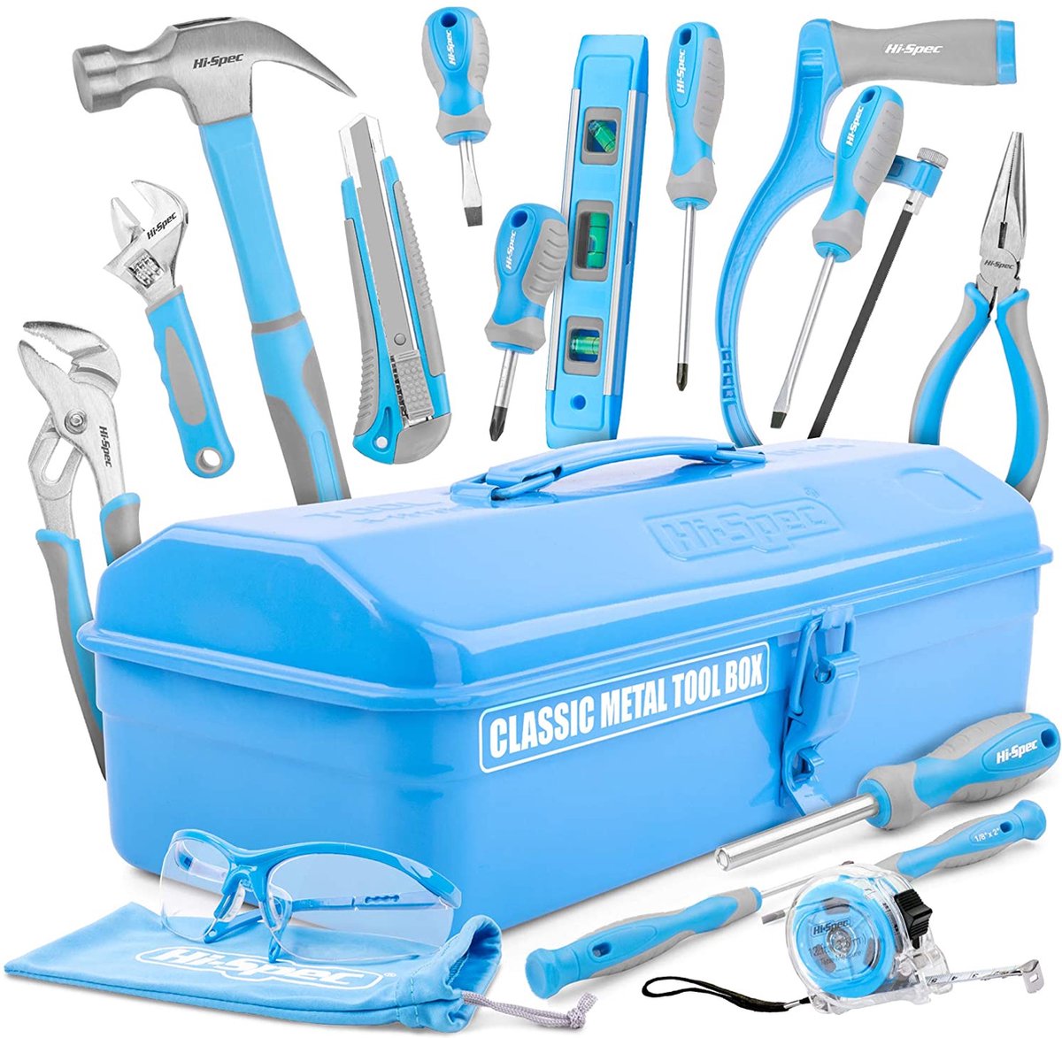 33-Delige Klassieke Professionele Handgereedschapsset in Retro Stijl ...