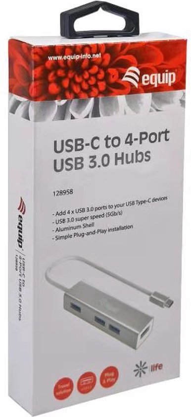 Hub USB Equip 128958 | bol