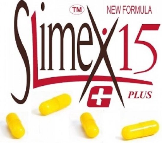 bol.com | Slimex® 15 Plus Afslankcapsules - 60 stuks - Voedingssuplement