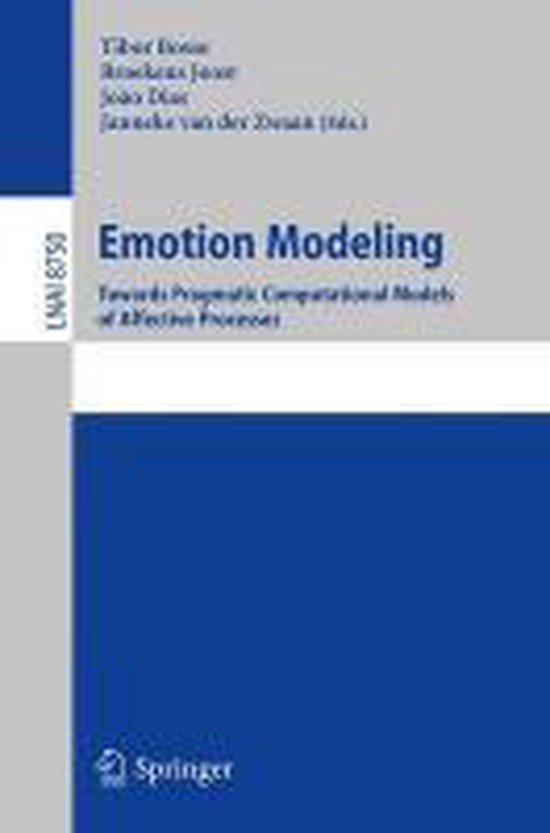 Emotion Modeling | 9783319129723 | Boeken | bol.com