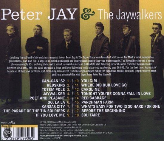 Jaywalkin: Singles 1962 - 1965, Peter Jay & The Jaywalkers | CD (album ...
