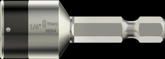 Wera dopbit rvs - 3/8 inch x 50 x 16mm - 1/4" | bol