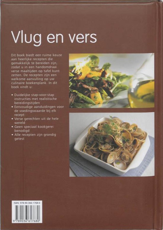 Koken Met Plezier Vlug En Vers, Onbekend | 9789036617680 | Boeken | bol
