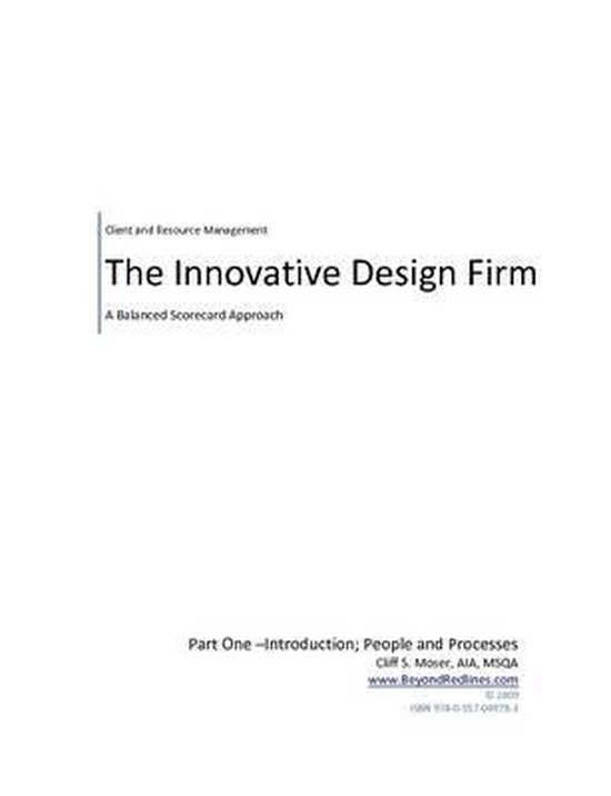 Innovative Design Firm; Client and Resource Management for Troubled ...