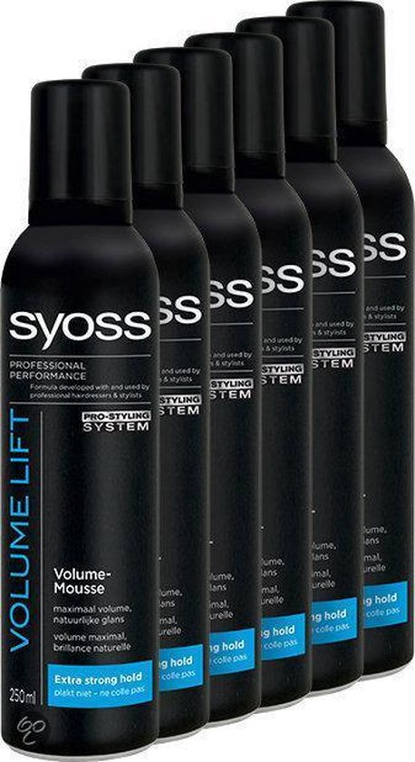 Syoss Volume-Mousse Volume Lift - 6 st - voordeelverpakking | bol.com