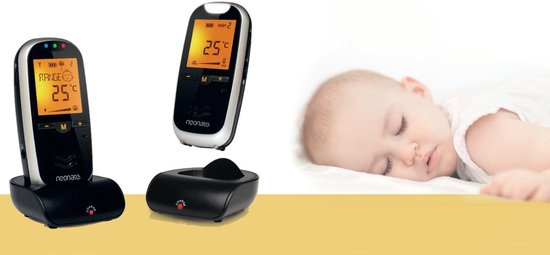 Neonate BC-6500D Digital Babyfoon - Zwart | bol.com