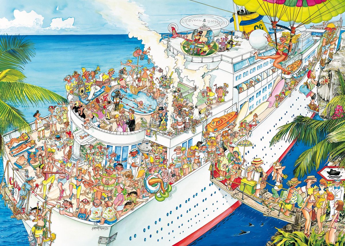 Comic Cruise - Puzzel - 1000 Stukjes | bol