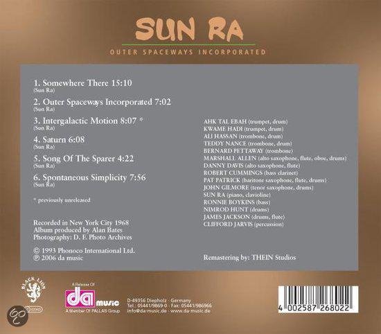 Outer Spaceways Incorporated, Sun Ra | CD (album) | Muziek | bol.com
