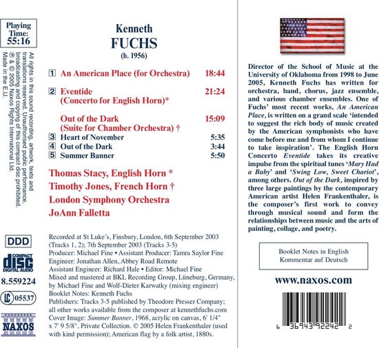Thomas Stacy, London Symphony Orchestra, JoAnn Falletta - Fuchs: An ...