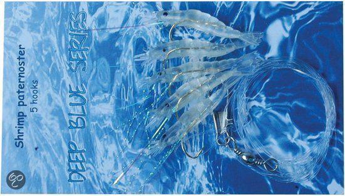 Albatros Deep Blue Shrimp Paternoster - 150 cm - Haakmaat 2 | bol