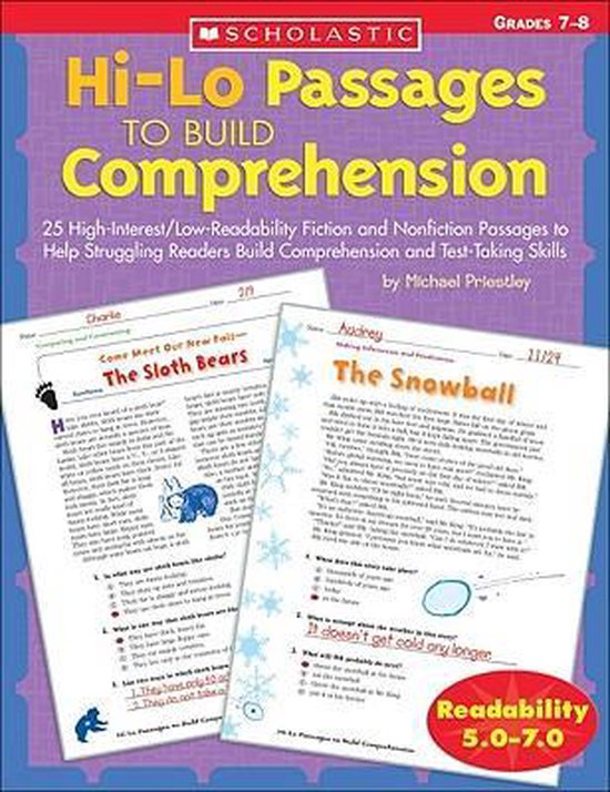 Hi/Lo Passages to Build Reading Comprehension | 9780439548892 | Michael ...