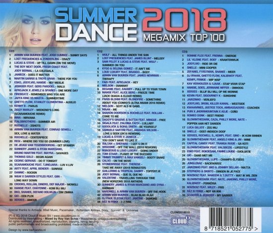 Various Artists - Summerdance Megamix Top 100 2018 (3 CD), various artists | CD... | bol