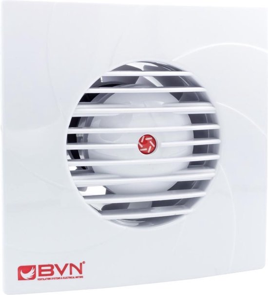 Bally Badkamer/Toilet Ventilator Ø100mm 230v Wit | bol.com