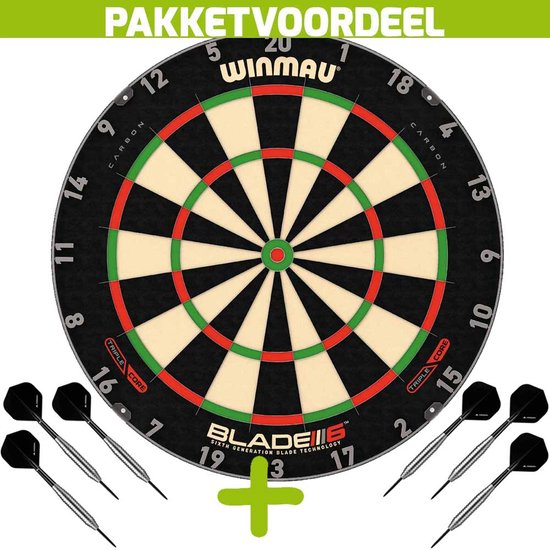 Winmau Blade 6 Triple Core + 2 Sets Brass Darts | bol.com