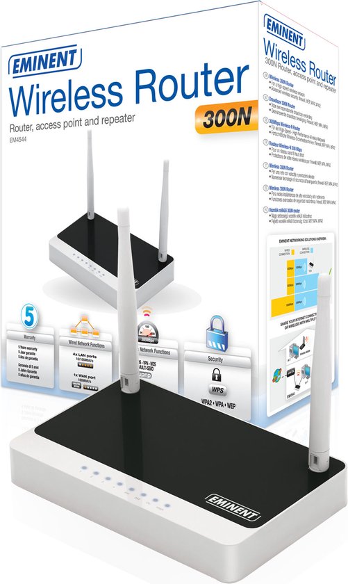 EMINENT EM4544 - PRO Wireless 300N Router - rev1 | bol
