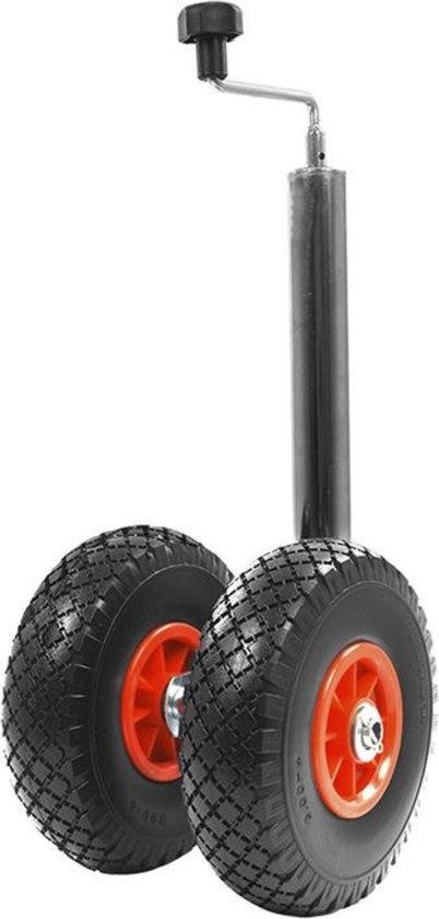 Pro Plus Dubbel Neuswiel 48 mm 2 x Velg Kunststof met PU Band 260 x 85 ...