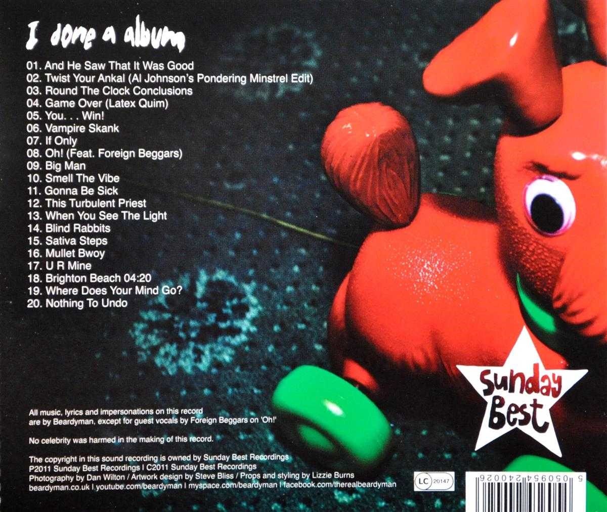 Beardyman - I Done A Album (CD), Beardyman | CD (album) | Muziek | bol.com