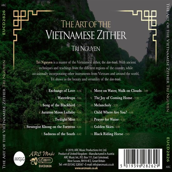Tri Nguyen - The Art Of The Vietnamese Zither (CD), Tri Nguyen | Muziek ...