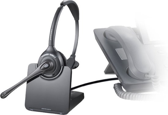 Plantronics CS510 Headset - Draadloos - Noise-cancelling microfoon - HD ...