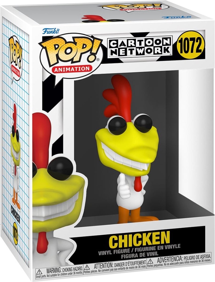 Funko Chicken - Funko Pop! Animation - Cow & Chicken Figuur - 9cm | bol.com