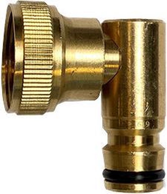 Haakse adapter met Gardena aansluiting - 3/4 binnendraad | bol.com
