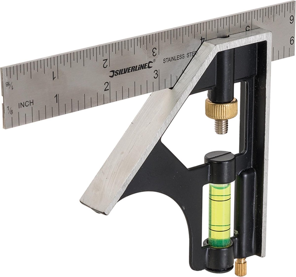 Silverline Combinatie winkelhaak 150 mm | bol.com