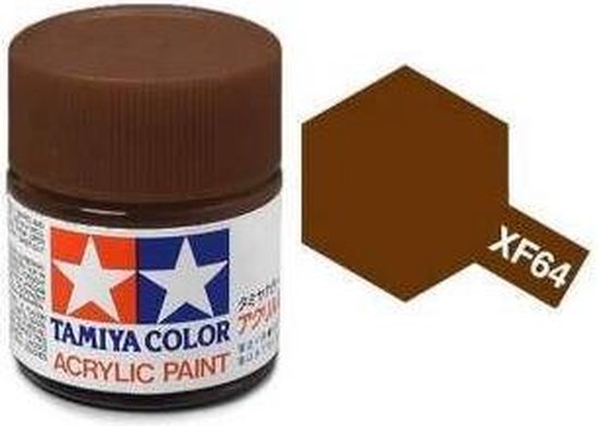 Tamiya XF-64 Red Brown - Matt - Acryl - 23ml Verf potje | bol