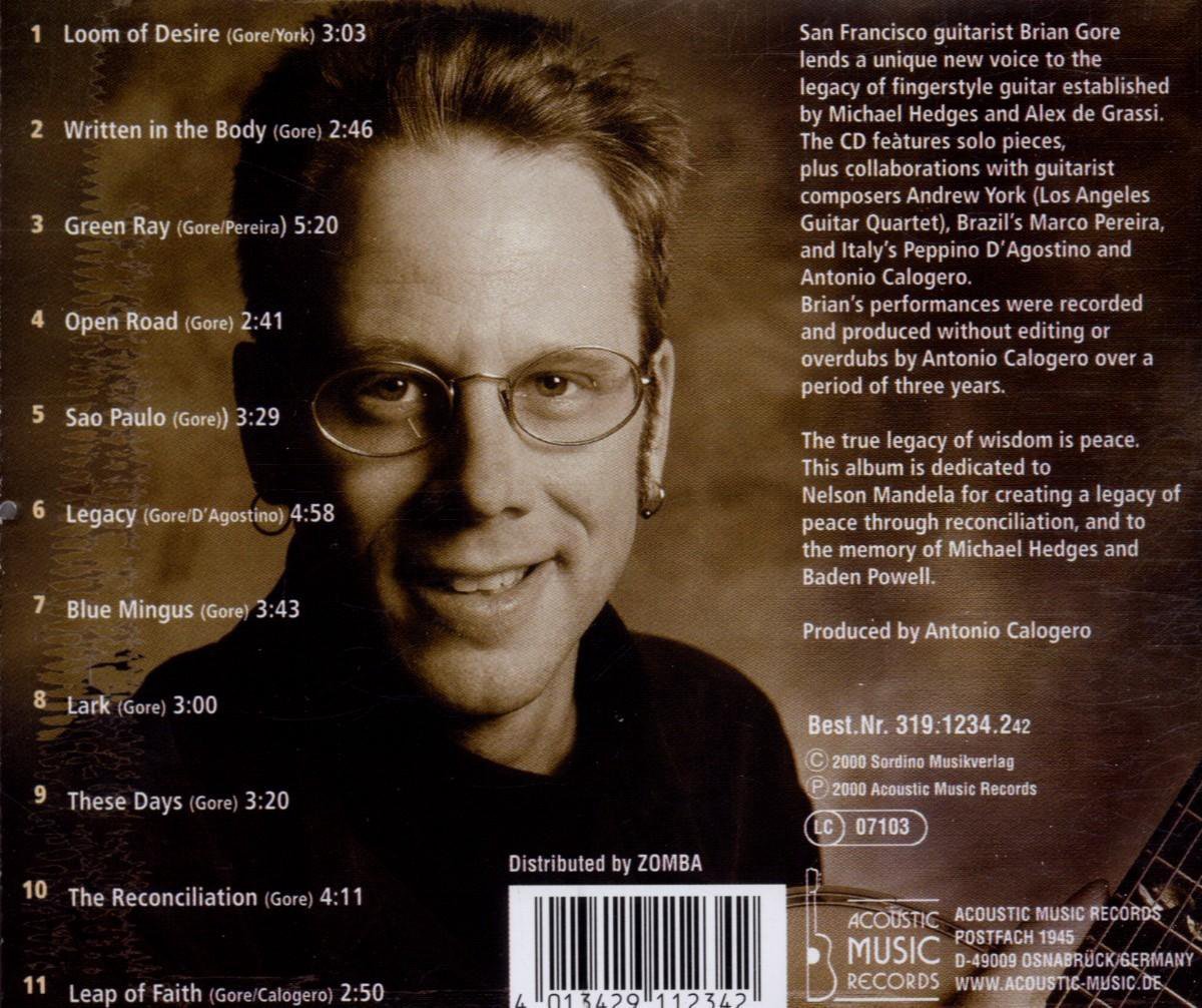 Brian Gore - Legacy (CD), Brian Gore | CD (album) | Muziek | bol.com