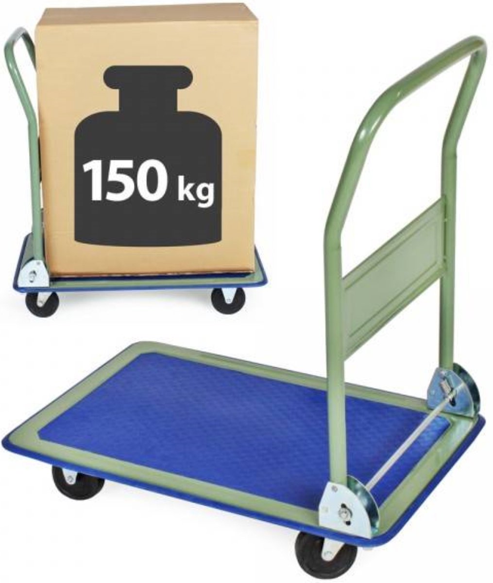 Hofftech Transportwagen Platformkar Transportkar Maximaal 150Kg | bol.com