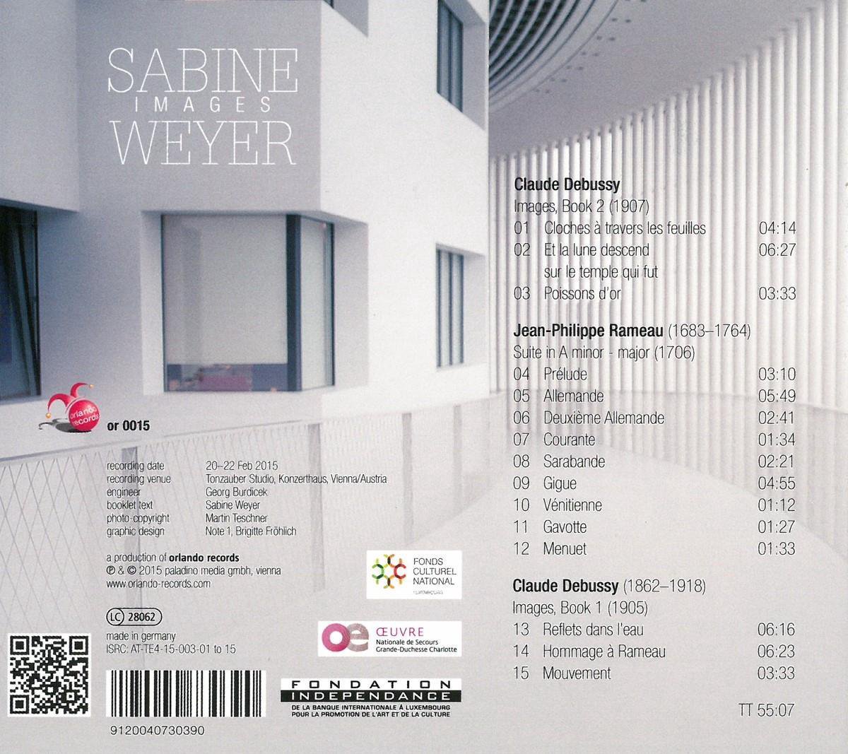 Sabine Weyer - Images (CD), Sabine Weyer | CD (album) | Muziek | bol.com