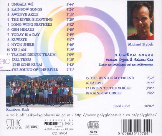 Trybek & The Rainbow Kids Trybek - Rainbow Songs (CD), Trybek & The ...