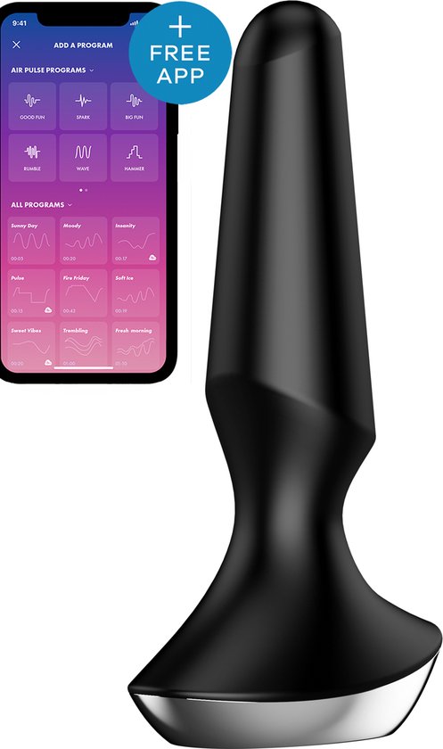 Satisfyer Plug-ilicious 2 Vibrerende Anale Plug met APP control - Zwart | bol.com