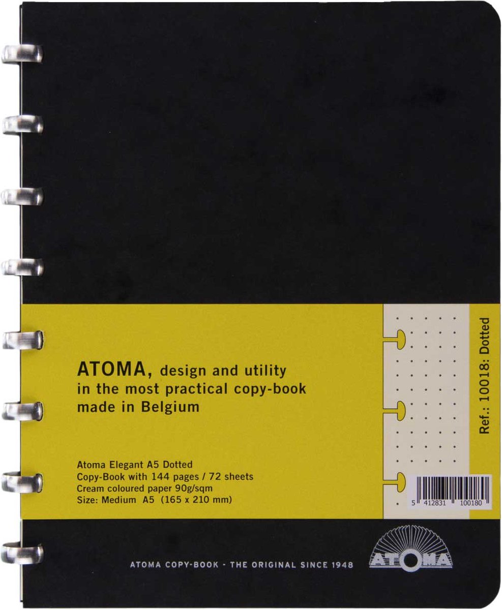 Atoma | Notebook Systeem | Elegant | A5 | Dots | bol.com