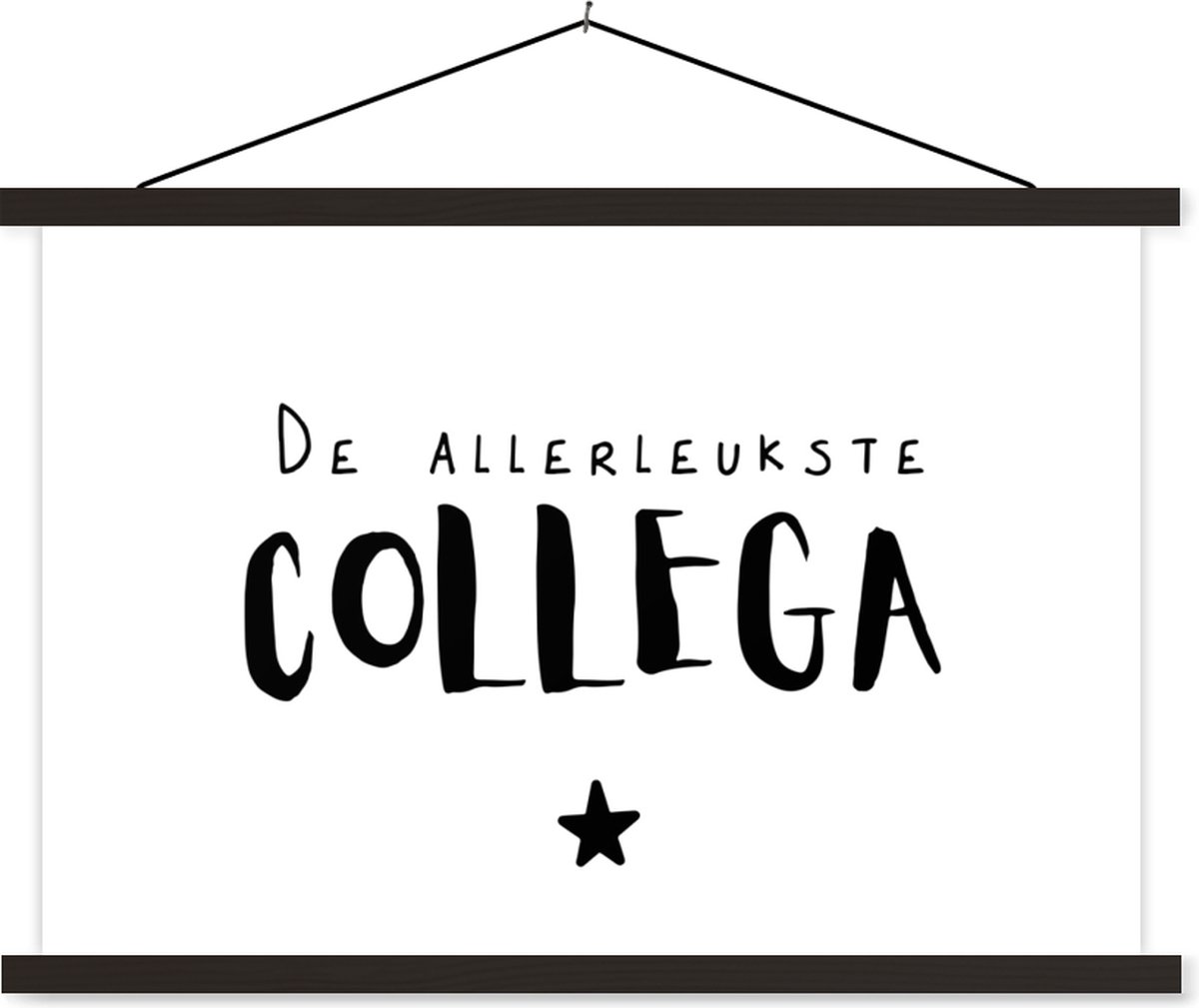 Posterhanger incl. Poster - Schoolplaat - De allerleukste collega ...