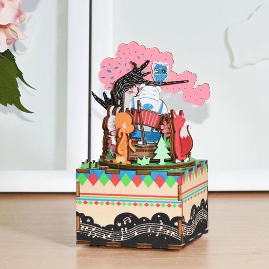 Robotime modelbouwpakket - Music Box Forest Concert | bol.com