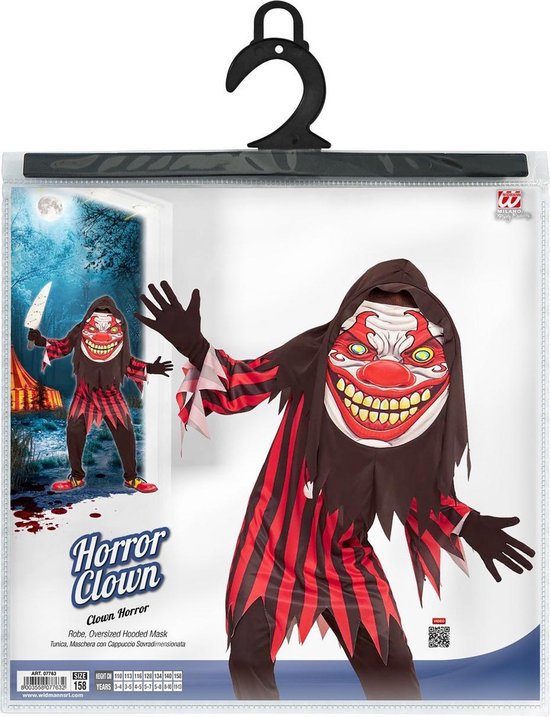 Clown met groot hoofd kostuum voor tieners - Verkleedkleding | bol.com