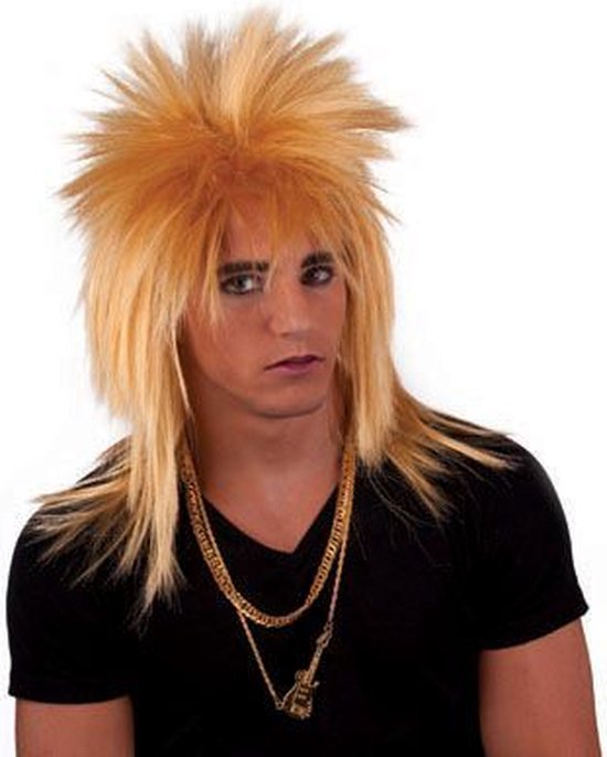 PRUIK 'PUNK' blond, Maaskantje #kindercrea | bol.com