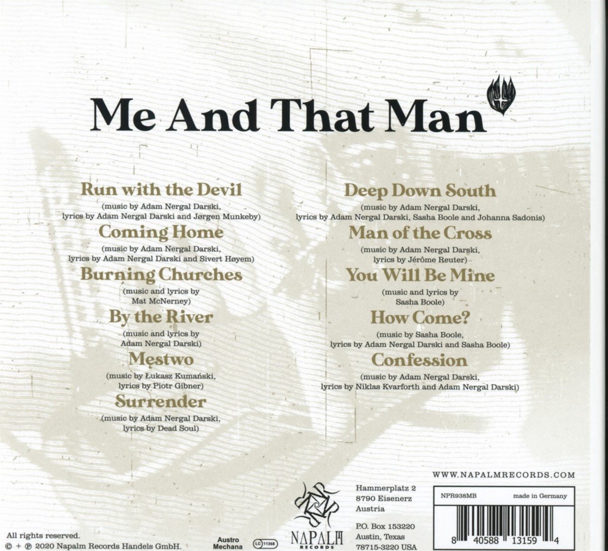 Me And That Man - New Man New Songs Same Shit Vol.1 (CD), Me And That ...