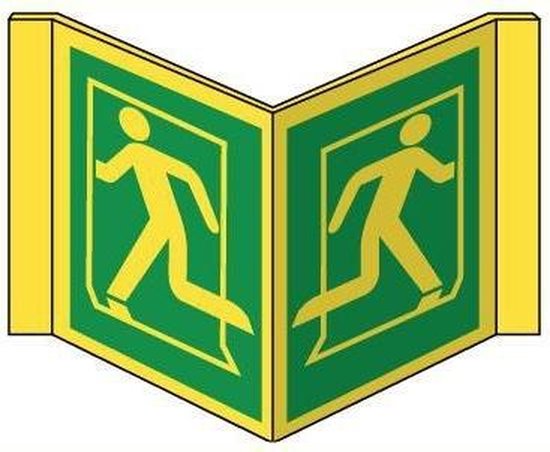 Imo exit sticker langnaschijnend 300 x 150 mm | bol.com