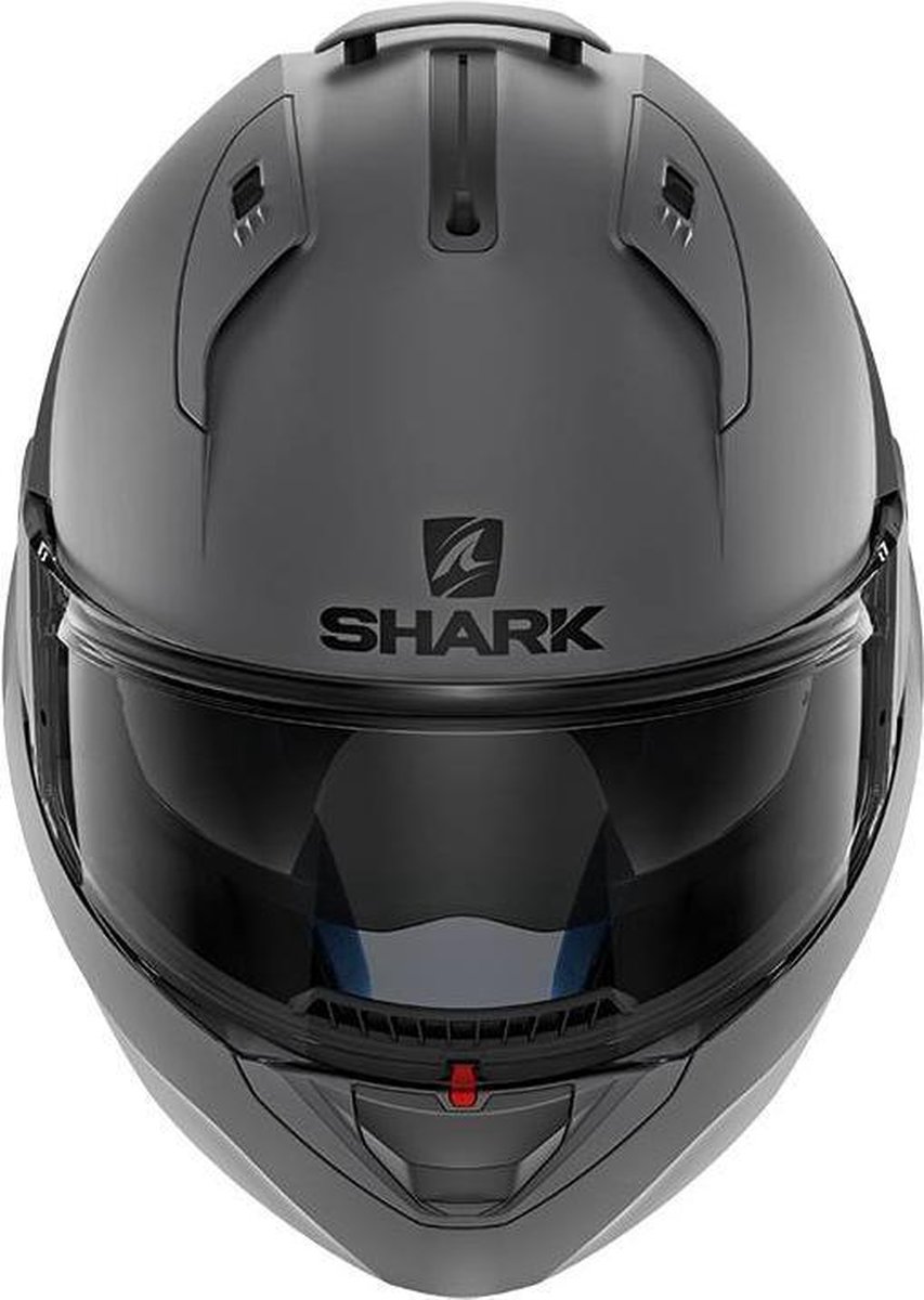 Shark Evo-One 2 Blank Mat Zwart Kma Systeemhelm - Motorhelm - Maat S | bol.com