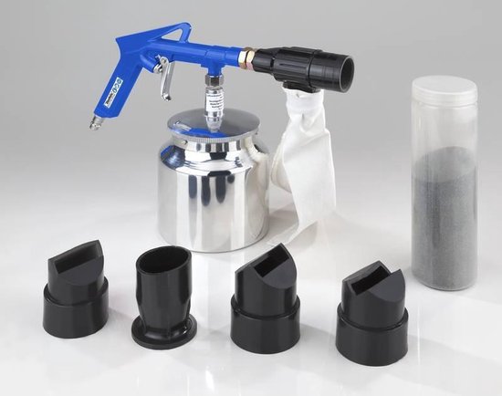 Westfalia Perslucht zandstraalpistool inclusief accessoireset | bol.com