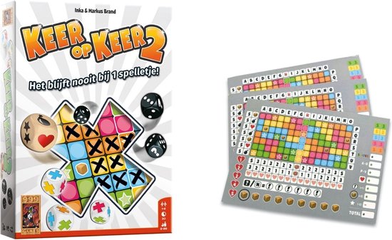 Spellenset - Keer op Keer 2 - Basisspel & Scoreblokken drie stuks Level 1 | Games | bol