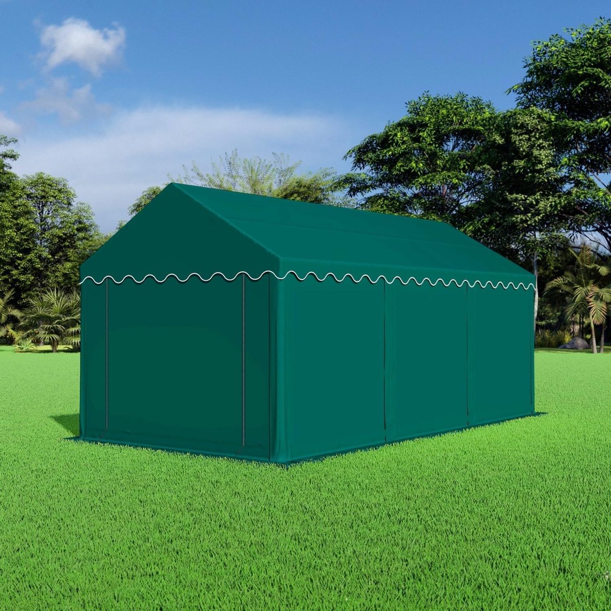Opslagtent 6x3 PVC - Premium | Wit | bol.com