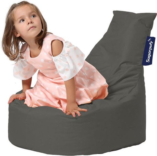 Sugarpufy Gamer Zitzak Kids Waterafstotend - Grijs | bol.com