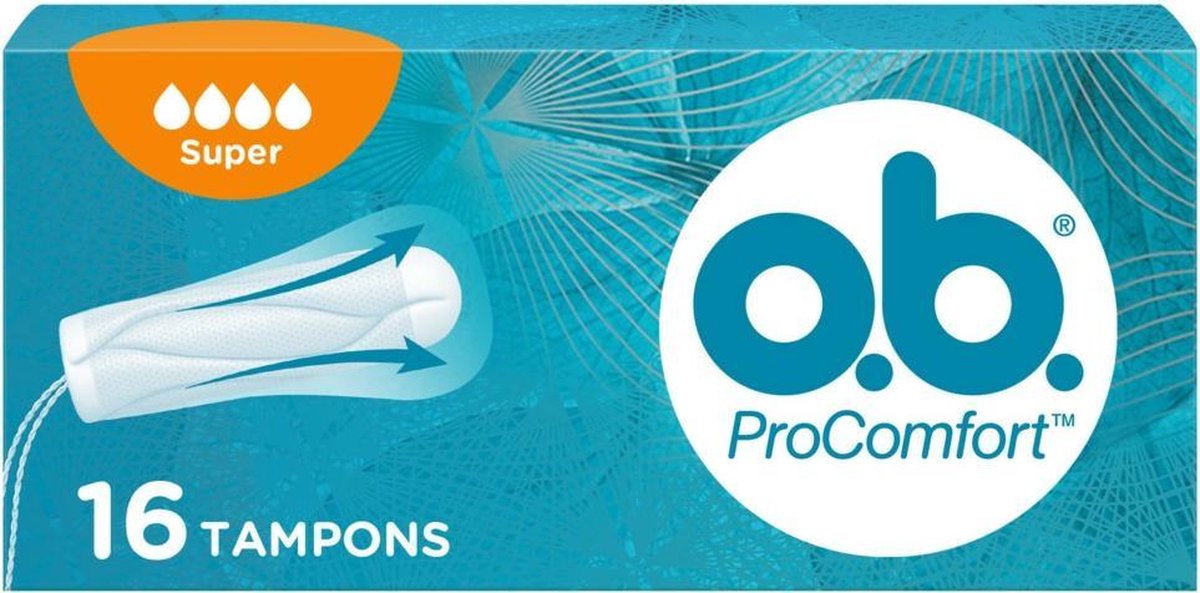 OB Tampons Pro-Comfort - Super 16 stuks | bol.com