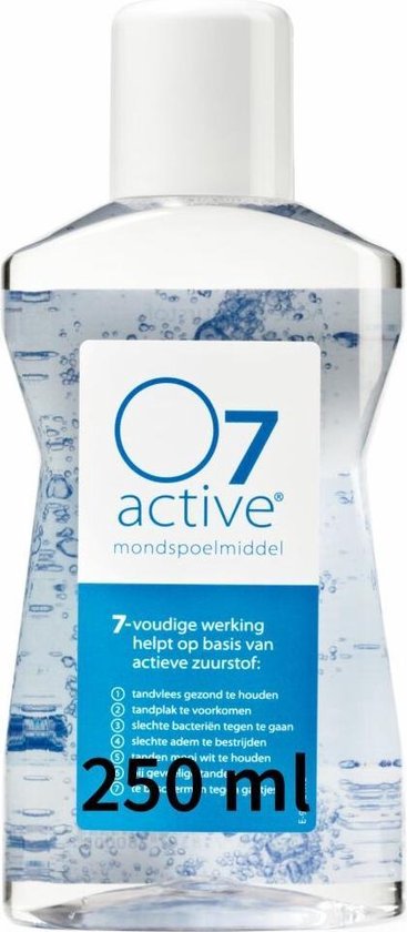 o7 active Active mondspoelmiddel - mondwater - 250ml | bol