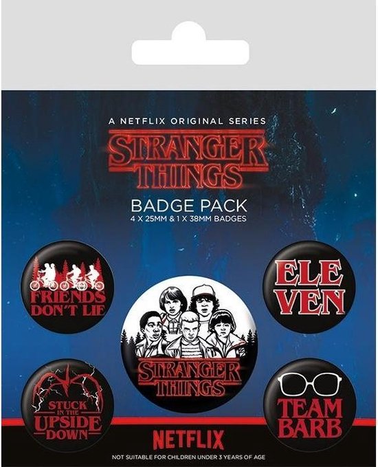 Stranger Things - Characters Badge Pack | bol.com