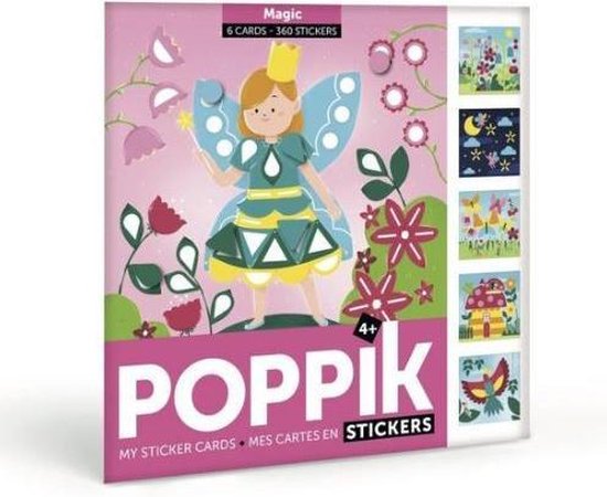 Poppik Magic Sticker Kaarten 15x15cm | bol