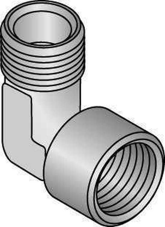 Uponor MLC-G gas koppeling - pers x binnendraad - 32mm x 1 | bol