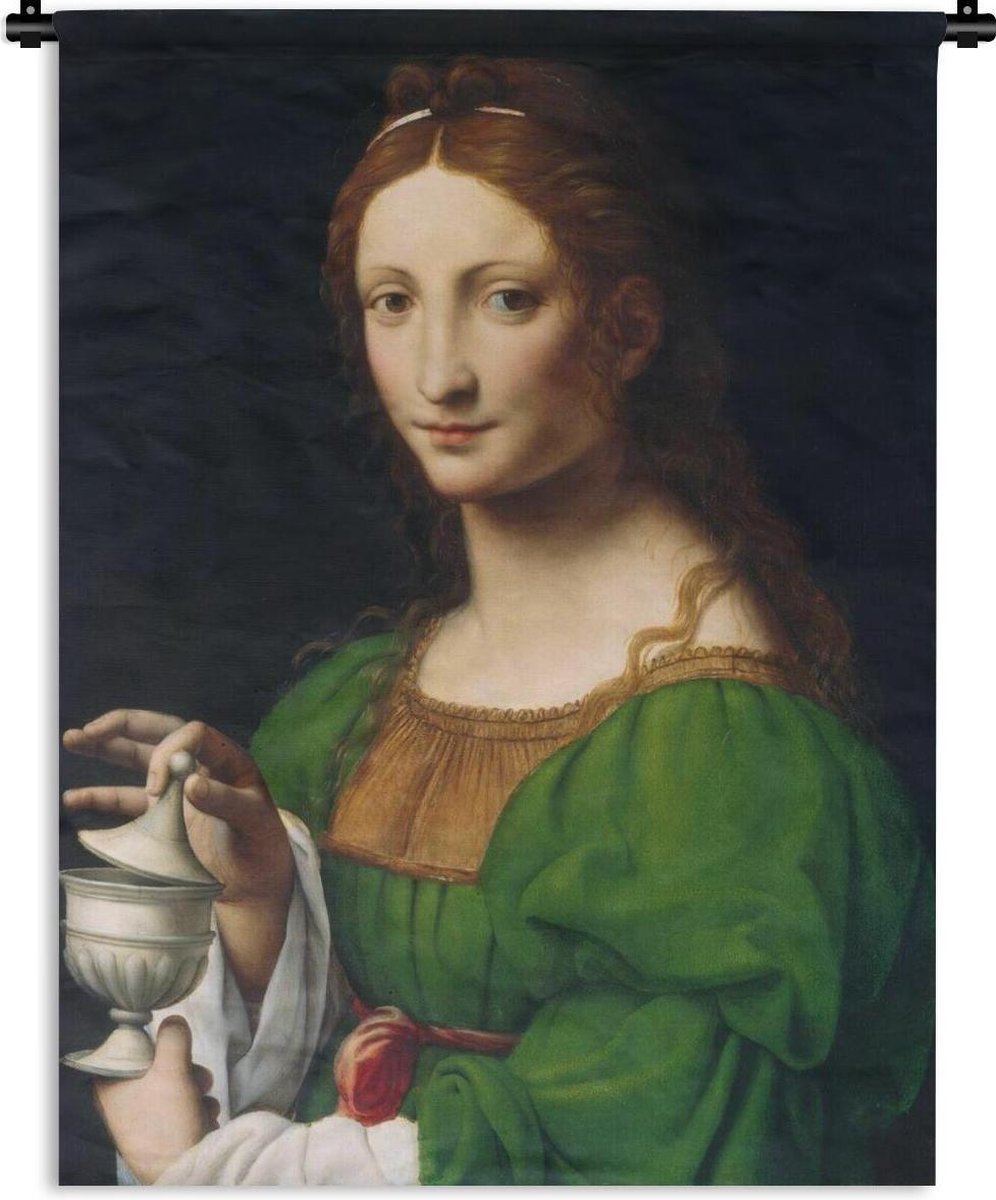 Wandkleed Da Vinci - Maria Magdalena - Leonardo da Vinci Wandkleed ...